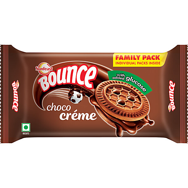 Buy Sunfeast Bounce - Choco Cream Biscuits Online at Best Price of Rs ...