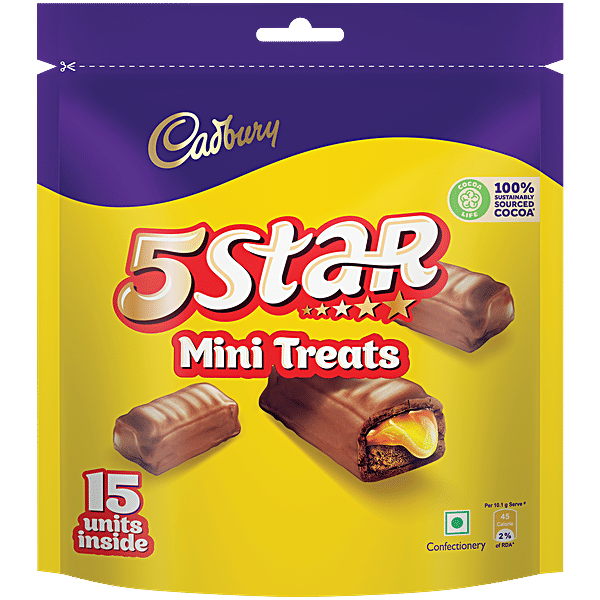Buy Cadbury 5 Star Mini Treats Chocolate Bar Online at Best Price of Rs ...