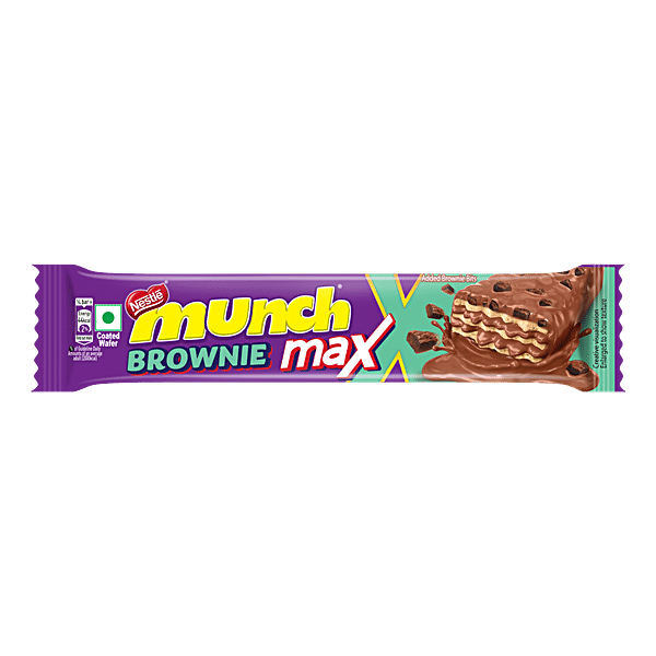 Buy Nestle Munch Max Brownie Max - Coated Wafer Online at Best Price of ...