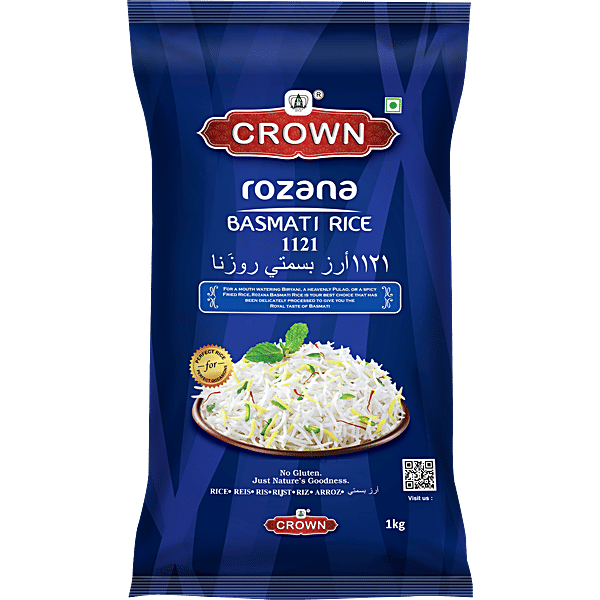 Buy Crown Rozana Basmati Rice 1121 Online at Best Price of Rs 84.68 ...