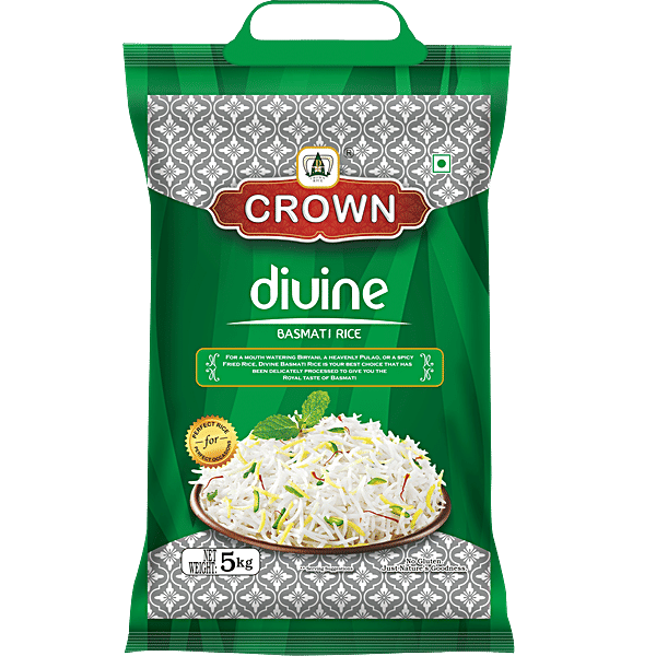 Buy Crown Divine Basmati Rice Online at Best Price of Rs 684.13 - bigbasket