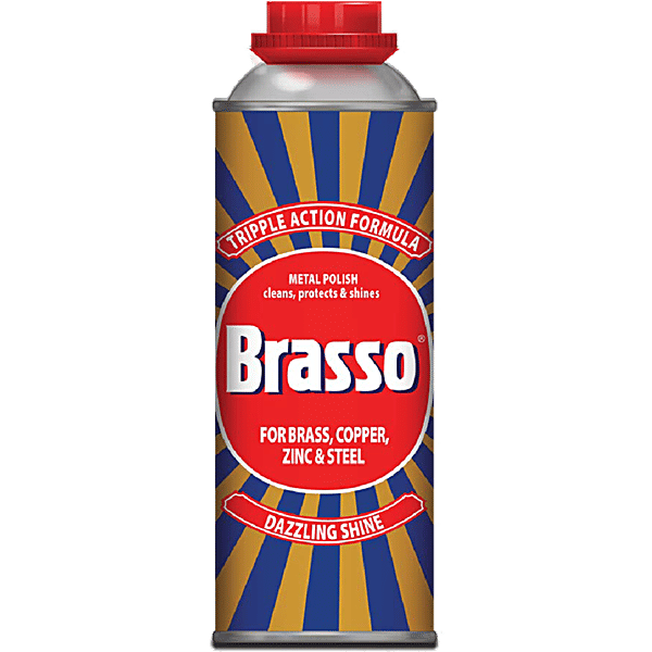 Buy Brasso Metal Polish Cleaning Liquid - For Brass, Copper, Zinc ...