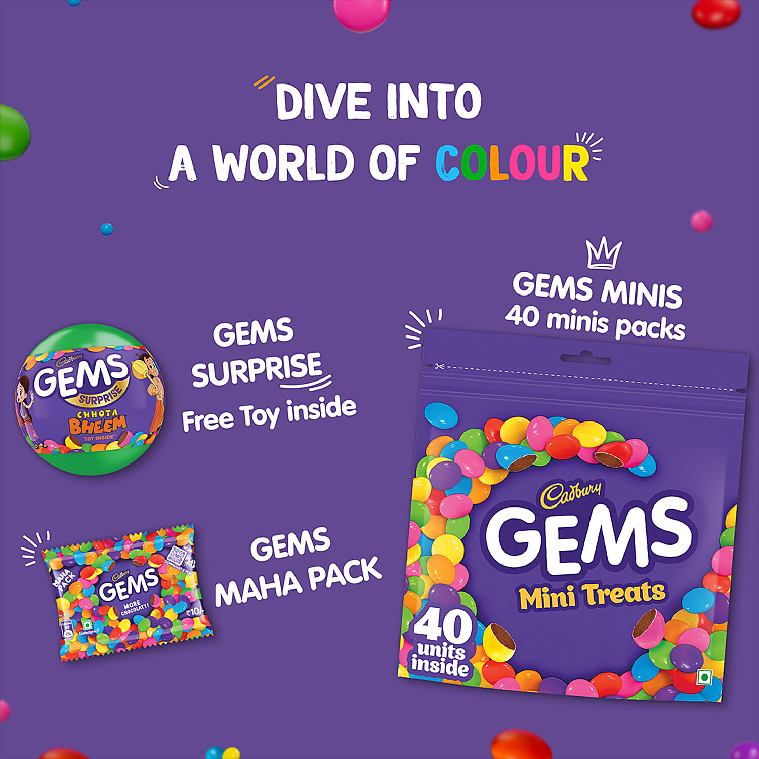 Cadbury Gems Surprise Buy Cadbury Gems Surprise Chocolate, 15.8 Gram