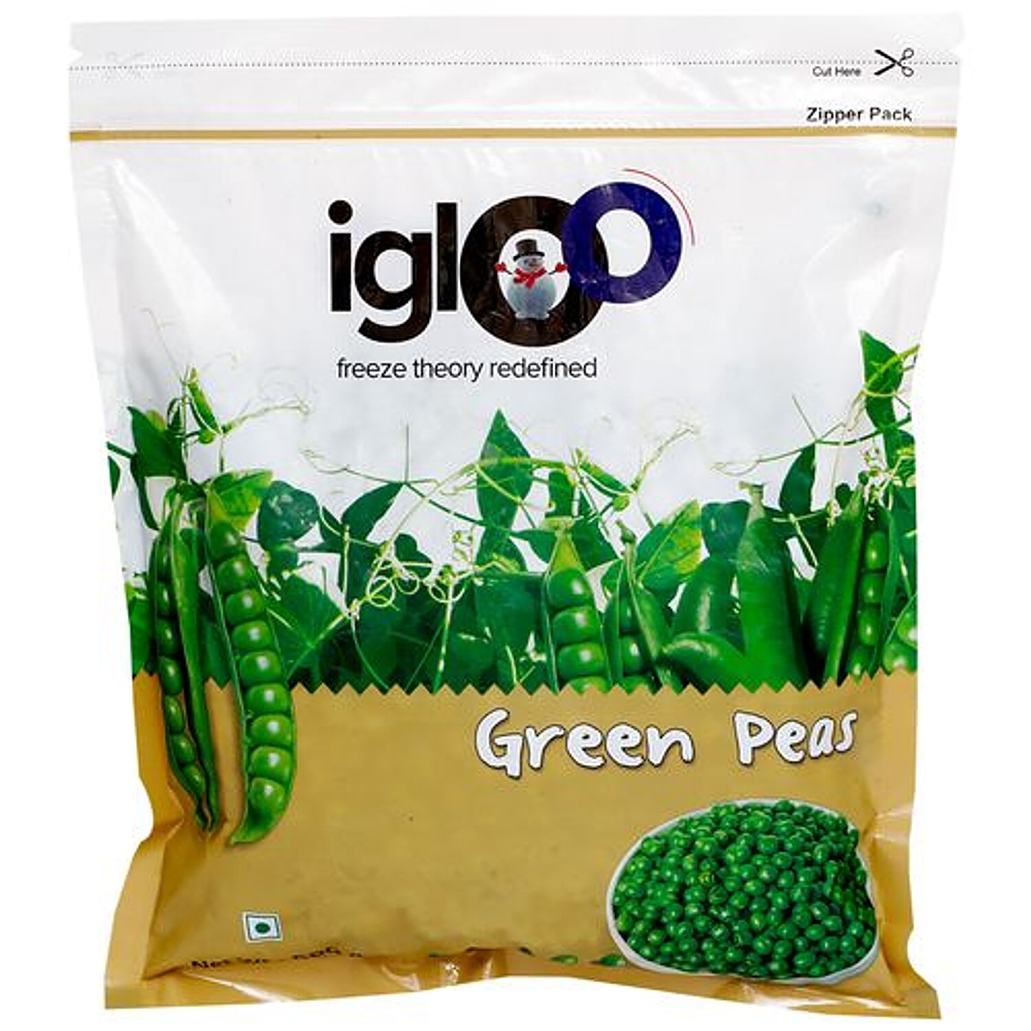 Buy IGLOO Frozen Green Peas, 500 g Pouch Online at desertcartINDIA