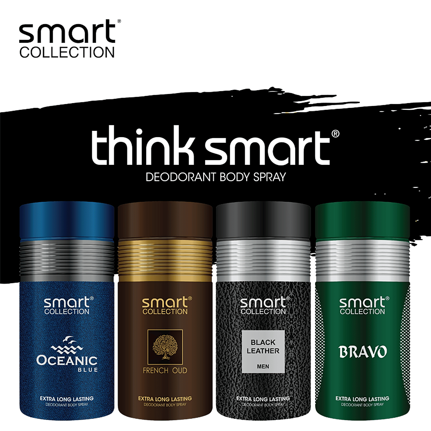 Buy Smart Collection Deodorant Black Leather, For Men Online At Best ...