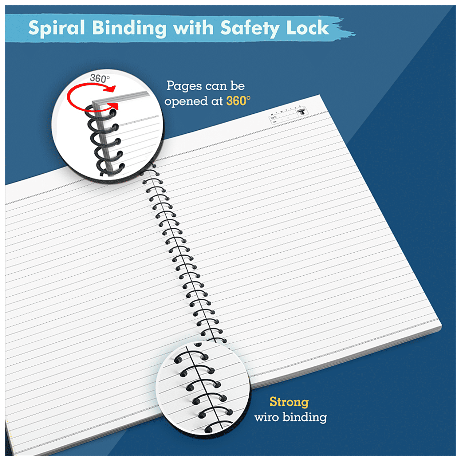 Spiral Notebook Page