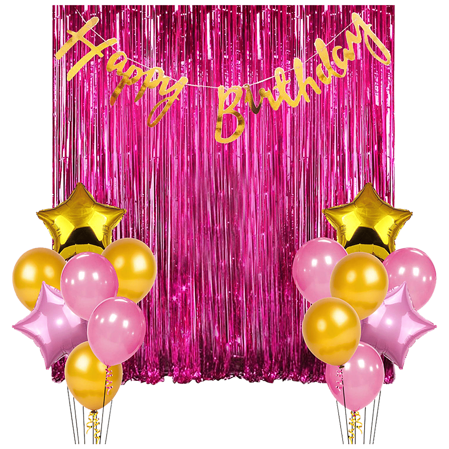 Happy Birthday Cursive Pink