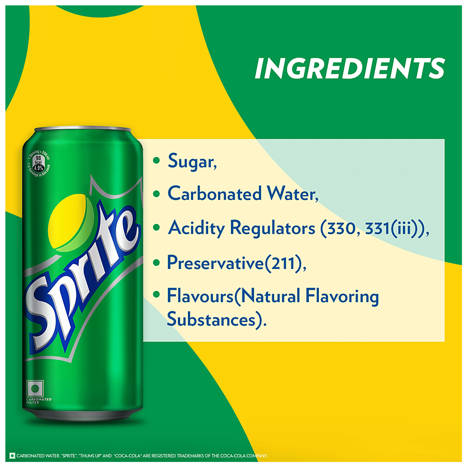 Sprite Food Label