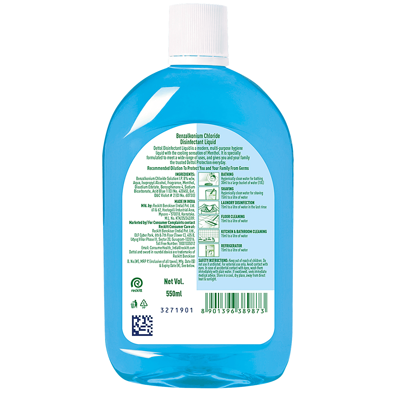 Dettol Disinfectant Liquid Menthol Cool at Marlene Chandler blog
