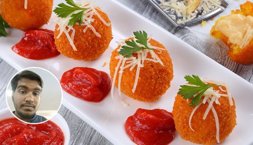 Pasta Cheese Balls Recipe: How to Make Pasta Cheese Balls Recipe ...