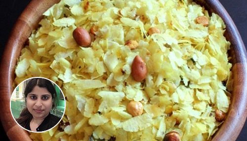 Roasted Chivda Namkeen Recipe: How to Make Roasted Chivda Namkeen ...