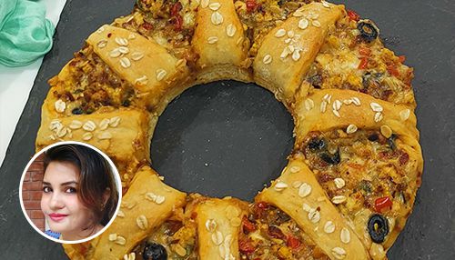 Cheesy Stuffed Brioche Bread Recipe: How to Make Cheesy Stuffed Brioche ...