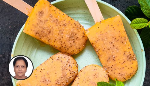 Kharbooja Popsicle Recipe: How to Make Kharbooja Popsicle Recipe ...